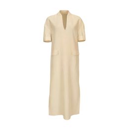 Skills & Genes Tencel /Leinen-Kleid, 46 - Khaki, Damen, aus Modal