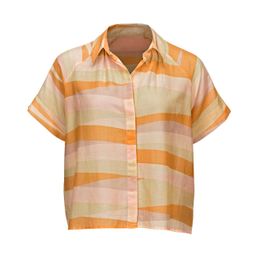 Skills & Genes Color-Batist-Zweiteiler, Bluse - 40 - Rosa/Vanille/Senf/Lindgr&uuml;n/Hellgrau, Damen, aus Baumwolle