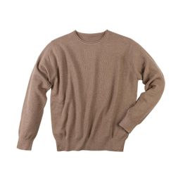 Edel-Piqué-Pullover, 60 - Taupe, aus Baumwolle