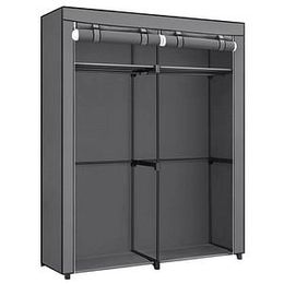 Songmics Stoffschrank, RYG02GY grau 140,0 x 43,0 x 174,0 cm