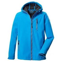 Softshelljacke Killtec "Boys Softshelljacke", Kinder, Gr. 128, blau (himmelblau), 100% Polyester, sportlich, Jacken