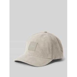 Calvin Klein Basecap aus Cord mit Label-Patch