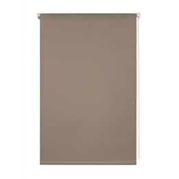 LICHTBLICK Thermo-Rollo Klemmfix, ohne Bohren, Verdunkelung - Taupe, 90 cm x 220 cm (B x L)