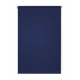 LICHTBLICK Thermo-Rollo Klemmfix, ohne Bohren, Verdunkelung - Blau, 80 cm x 150 cm (B x L)