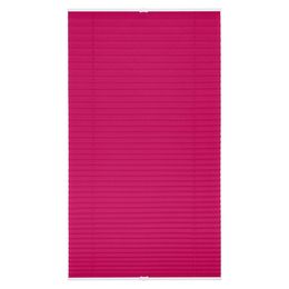 LICHTBLICK Plissee Klemmfix, ohne Bohren, verspannt - Fuchsia, 45 cm x 130 cm (B x L)