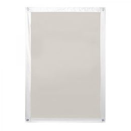 LICHTBLICK Dachfenster Sonnenschutz Haftfix, ohne Bohren, Beige, 36 cm x 56,9 cm (B x L)