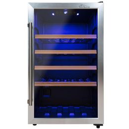 TroniTechnik Weinkühlschrank Weinkühler Trondhein 126 Liter / 63 Flaschen