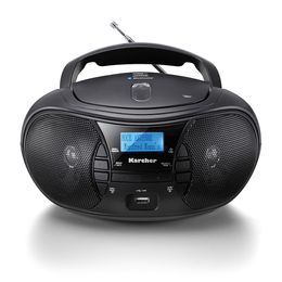 Kärcher RR 5028D tragbares CD Radio (CD-Player, DAB+ Radio, Bluetooth, Batterie/Netzbetrieb, USB)