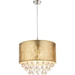 Globo Lighting - AMY - Hängeleuchte Metall Nickel matt, 1x E27