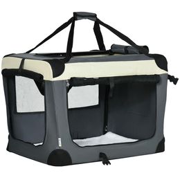 PawHut Hundebox faltbar Hundetransportbox Hundetasche 70 x 51 x 50 cm