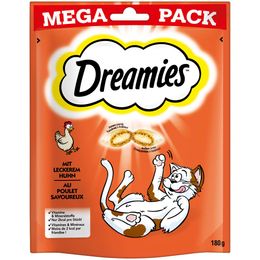 Dreamies Portionsbeutel Mega Pack mit Huhn 180g