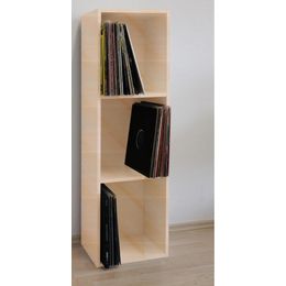 Vcm my media Schallplatten-Regal Platto Buche