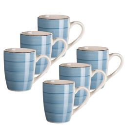 Mäser Kaffeebecher 38 cl, 6-er Set, DUNKELBLAU