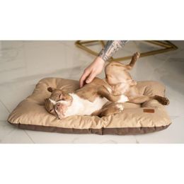 Animood Hundebett-Kissen Mort cappuccino L Tierbett Tiersofa