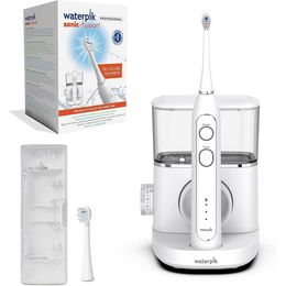 Waterpik Sonic-Fusion Zahnbürste mit integrierter Munddusche, 2-Minuten Timer + 2 Bürsten