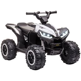 HOMCOM Elektro-Quad Kinderquad mit USB-Anschluss, Kindermotorrad mit Musik