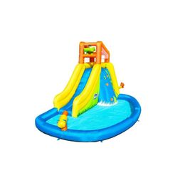 Bestway H2OGO!™ Wasserpark mit Dauergebläse „Mount Splashmore“ 5-10 Jahre 435 x 286 x 267 cm