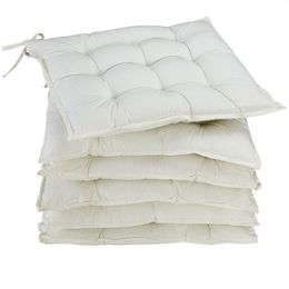 Detex Sitzkissen 6er-Set Cozy Creme