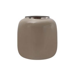 Kayoom Vase Art Deco 545 Taupe / Silber