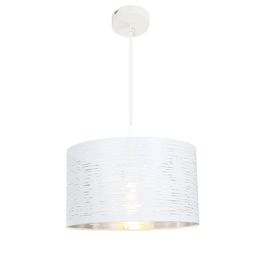 Globo Lighting - BARCA - Hängeleuchte Metall weiß, 1x E27