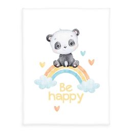 Herding Regenbogen Panda Soft-Peachdecke