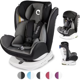 lionelo Auto Kindersitz mit Isofix in grau