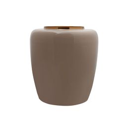 Kayoom Vase Art Deco 125 Taupe / Gold