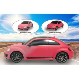 JAMARA-403004-VW New Beetle 1:24 pink/rot 2,4GHz UV Photochromic Serie