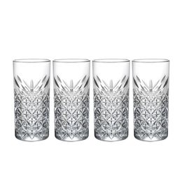 Mäser Serie Timeless, 4 teiliges Longdrinkbecher Set, 45 cl