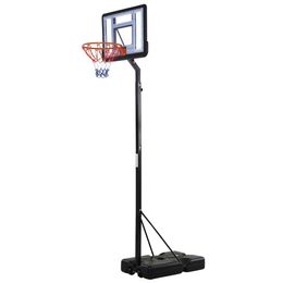 HOMCOM Mobiler Basketballständer Basketballkorb höhenverstellbar 302-352 cm