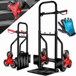 Masko&reg; Treppenkarre Sackkarre 200kg Transportkarre Treppensteiger Stapelkarre