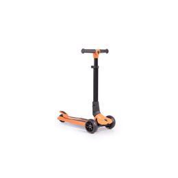 Byox Kinderroller Lamborghini 3 R&auml;der klappbar PU-R&auml;der ABEC-7 LED-R&auml;der Bremse orange