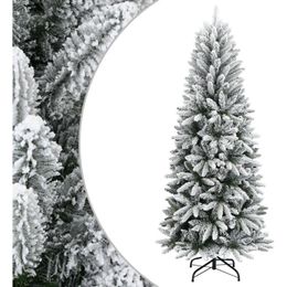 Künstlicher Weihnachtsbaum Beschneit 180 cm pvc&pe vidaXL