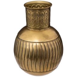 Vase Night - Metall - vergoldet - H31 -5 cm Atmosphera Créateur D'intérieur