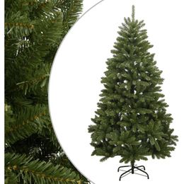 Künstlicher Weihnachtsbaum Klappbar mit Ständer Grün 210 cm vidaXL