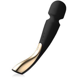 LELO Smart Wand Massager 2 Large Massagekopf und Vibrator Black 30 cm