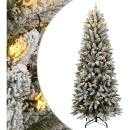 Künstlicher Weihnachtsbaum mit Schnee 150 LEDs 120 cm vidaXL