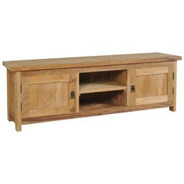 TV-Schrank Massivholz Teak 120x30x40 cm vidaXL