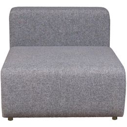 Sofa-Modul Suldal Sitzelement Textil Grau [en.casa]