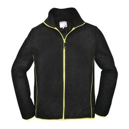 TERRAX WORKWEAR - terrax Herren Fleecejacke Größe xxl schwarz/limette