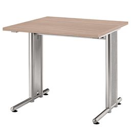 Hammerbacher Schreibtisch VNS08/N/S nussbaum