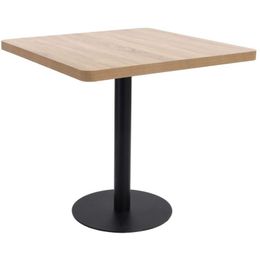 Bistrotisch Hellbraun 80x80 cm mdf vidaXL