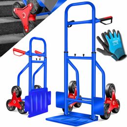 Masko® Treppenkarre Sackkarre 200kg Transportkarre Treppensteiger Stapelkarre