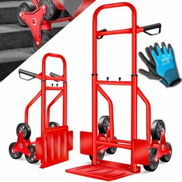 Masko® Treppenkarre Sackkarre 200kg Transportkarre Treppensteiger Stapelkarre