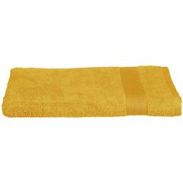 Badetuch Essentiel - Baumwolle 450 g/m² - senfgelb 100 × 150 cm Atmosphera Créateur D'intérieur