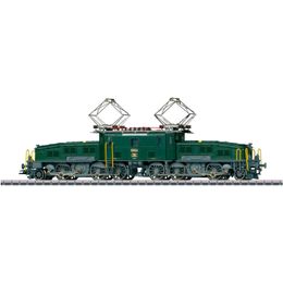 Märklin Elektrolokomotive MÄRKLIN "Märklin Elektrolokomotive Serie Be 6/8 II Krokodil - 39596", grün, Modelleisenbahn-Fahrzeuge, KinderB:3,5cm H:5,5cm L:22,3cm, Kunststoff, Metall, Made in Germany, B:3,5cm H:5,5cm L:22,3cm