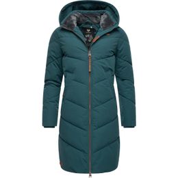 Wintermantel Ragwear "Rebelka" Gr. XS (34), grün (flaschengrün), Damen, Außenmaterial: 100% Polyester, Innenfutter: 100% Polyester, Wattierung: 100% Polyester, Mäntel, wasserdichter Winterparka mit abnehmbarer Kapuze