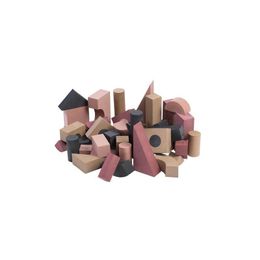 Babytrold Foam building blocks - Dusty Rose - 52 pieces