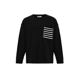 Vamos Clo Sweatshirt Herren Gr&ouml;&szlig;e L schwarz / wei&szlig;