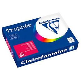 Clairefontaine Kopierpapier Trophée kirschrot DIN A4 80 g/m² 500 Blatt